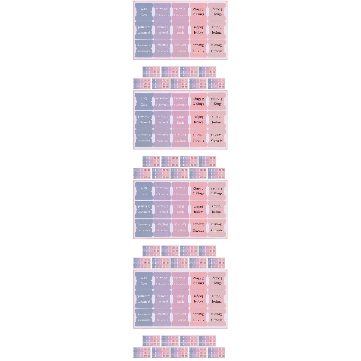 40 Sheets Bible Index Tabs Adhesive Bible Tabs Bible Study Tabs Bible ...