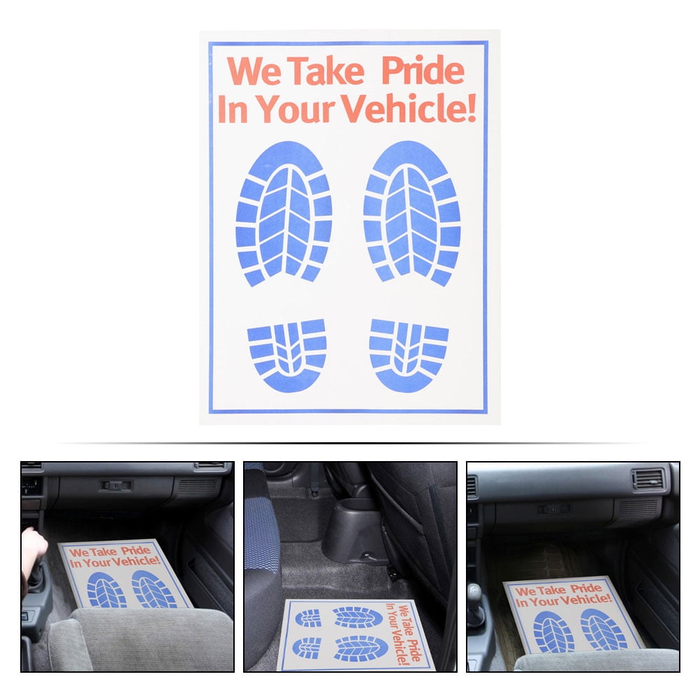 HOMEMAXS 40 Sheets Paper Automotive Floor Mats Car Interior Floor Mats ...