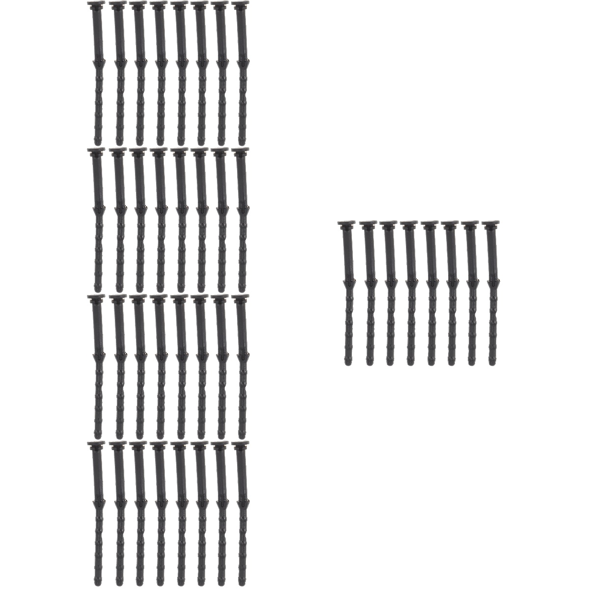 HOMEMAXS 40 pcs Computer Screw Fan Mounting Screw Pin Shock Absorption ...