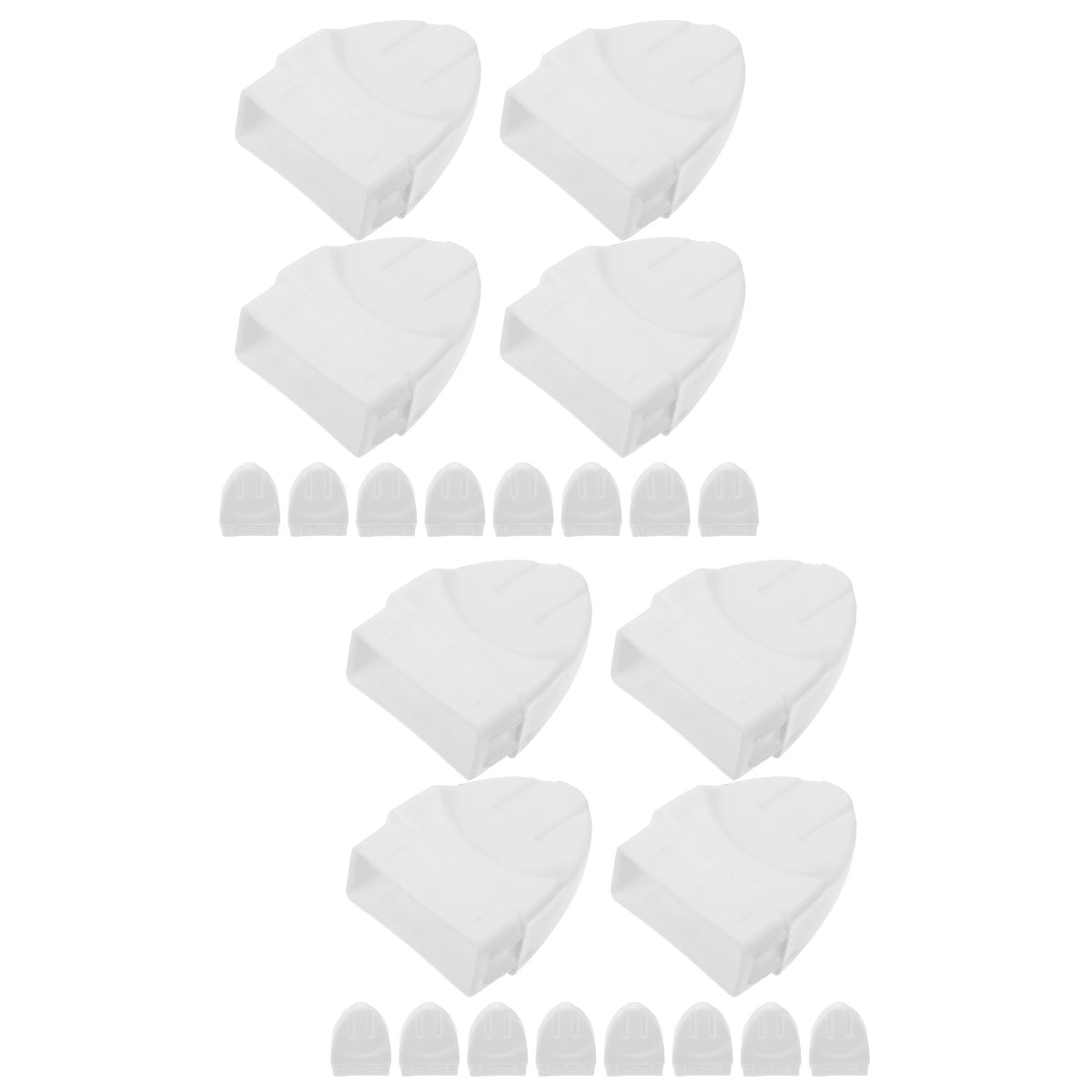 HOMEMAXS 40 pcs Fence Post Caps Decorative Fence Post Caps Plastic ...