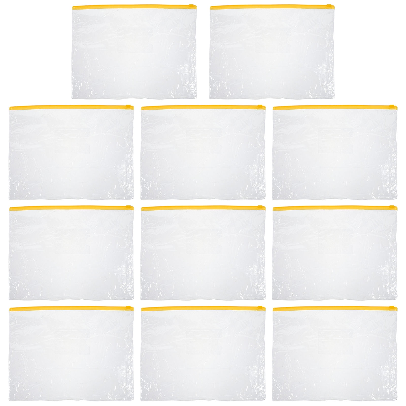 HOMEMAXS 40 pcs File Zipper Holder Portable File Organizer A4 Size ...