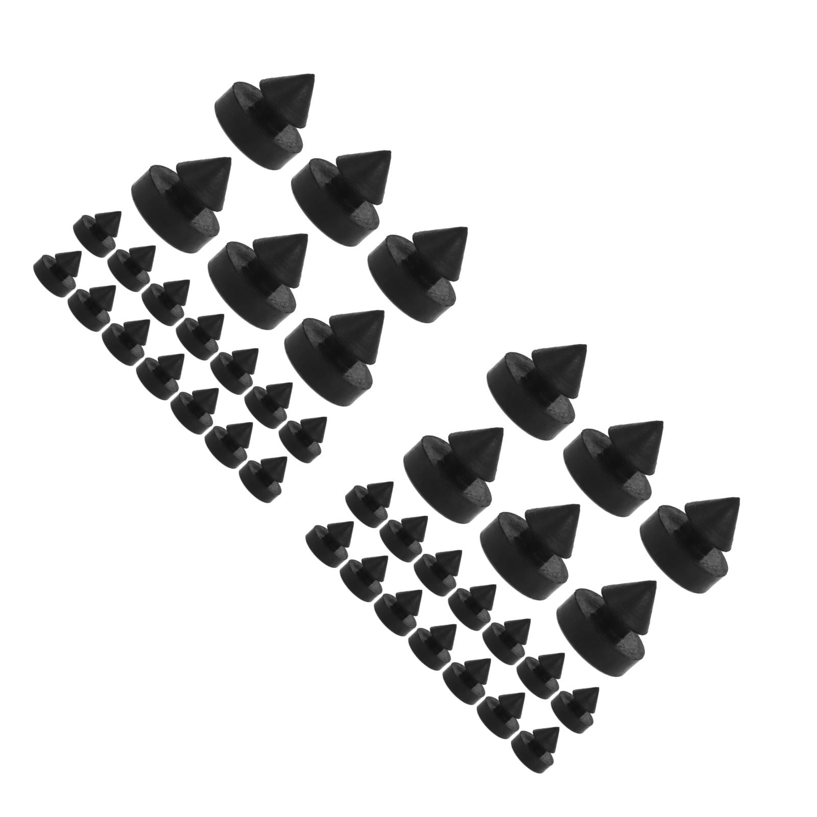 HOMEMAXS 40 pcs Hinge Door Stopper Rubber Bumper Tips Heavy Duty Door ...