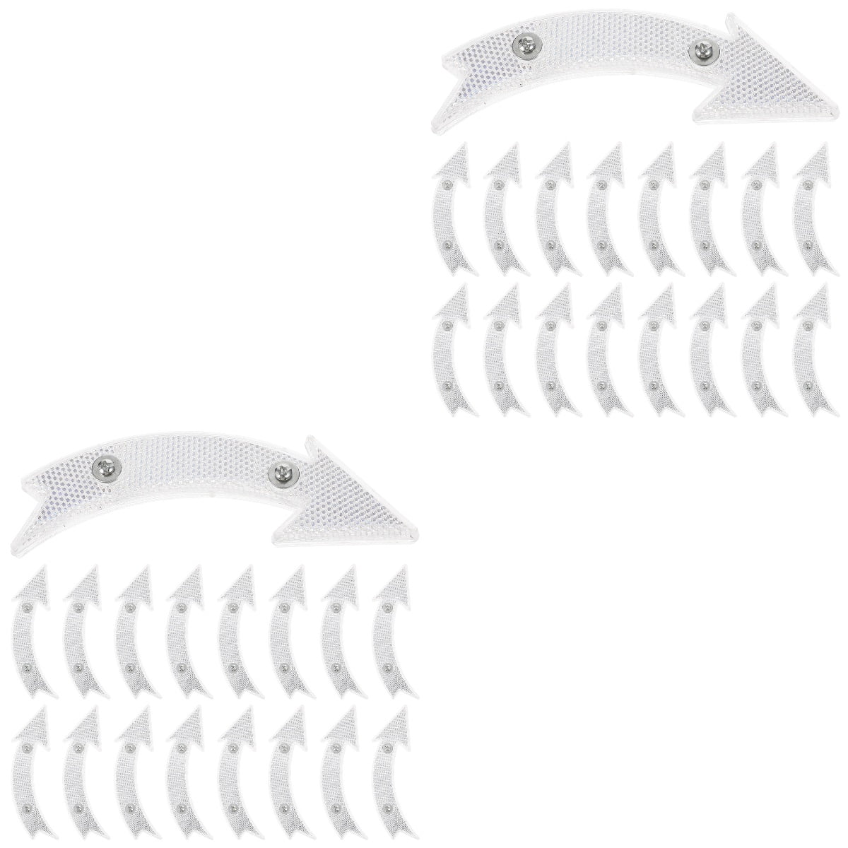 40 pcs Professional Bike Reflectors Replaceable Bicycles Reflectors ...