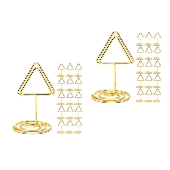 Food Label Holders and Table Number Stands for Buffets and Events