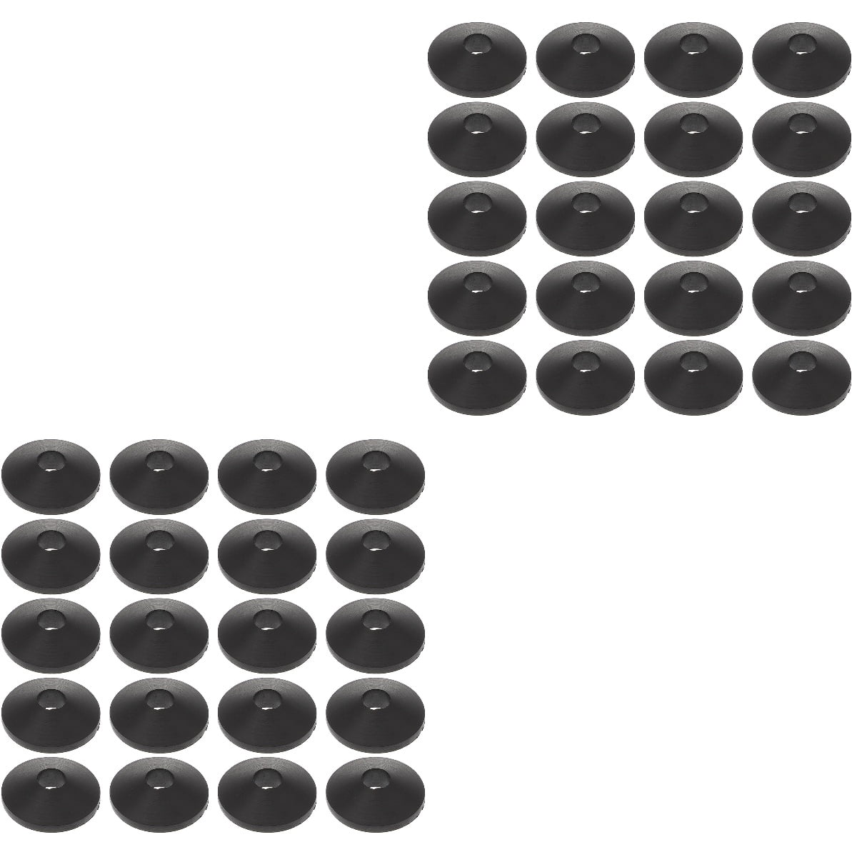 HOMEMAXS 40 pcs Toilet Bolt Rubber Washers Leak-proof Bolt Screws ...