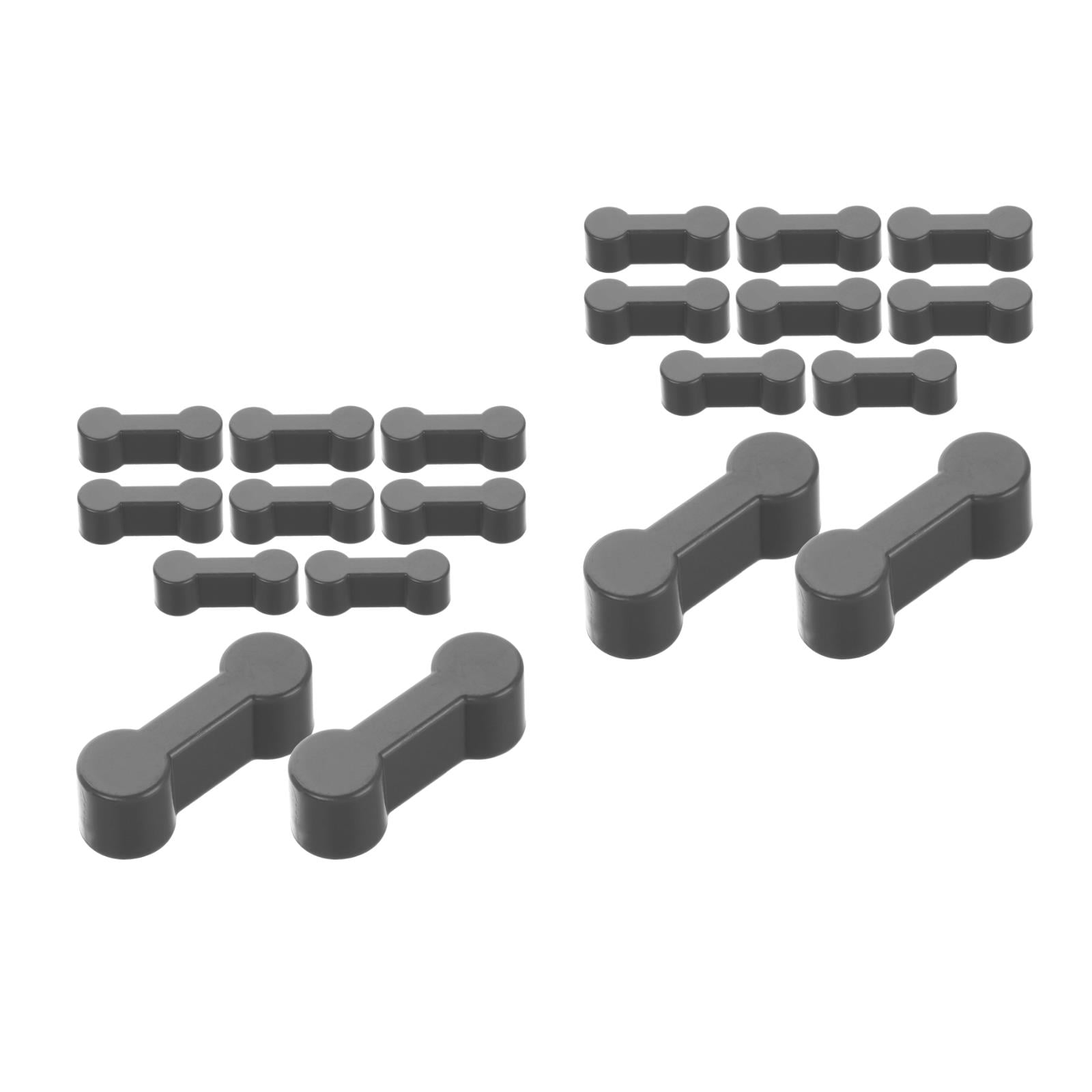 HOMEMAXS 40 pcs Train Track Connector with Plastic Joiners Dog Bone ...
