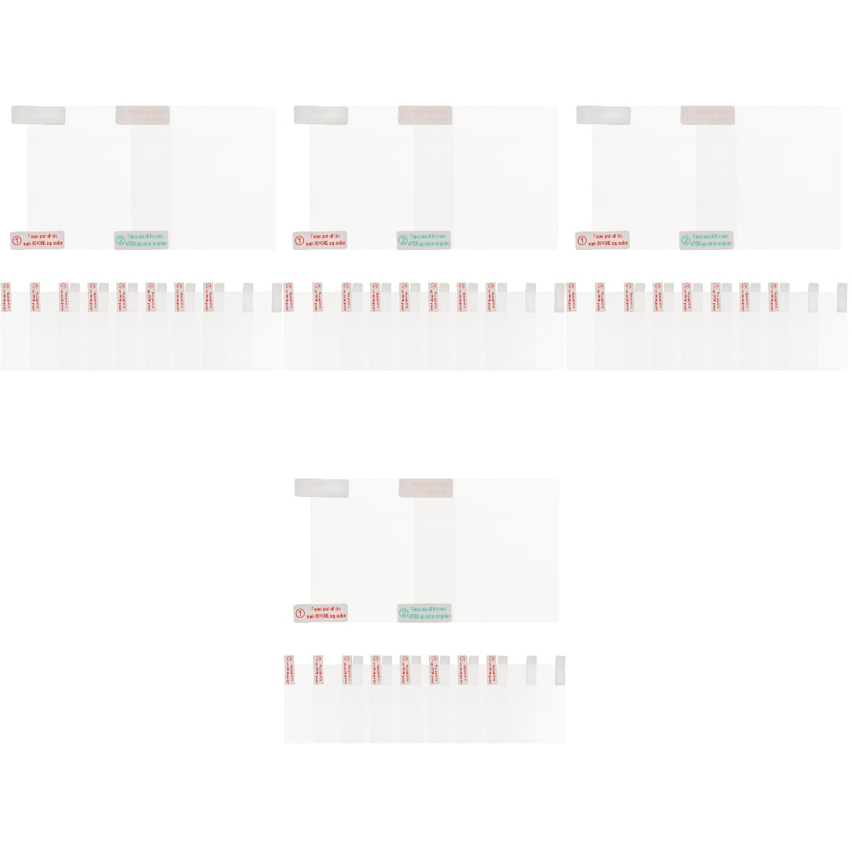 HOMEMAXS 40 pcs Windshield Stickers Car ETC Stickers Adhesive ETC ...