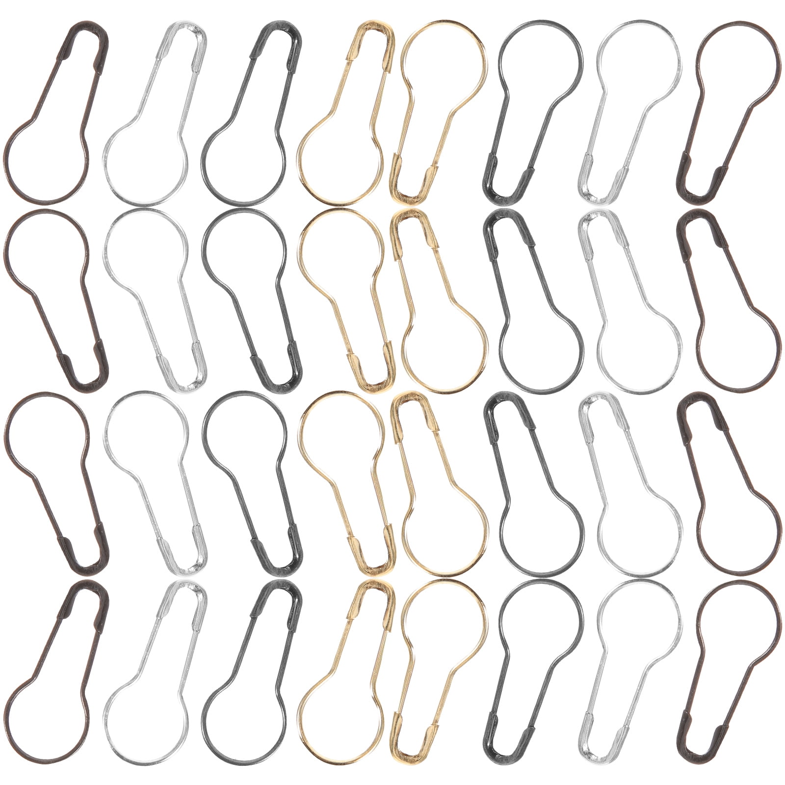 400Pcs Metal Safety Brooch Gourd Pin Multi Function Hand Sewing DIY ...