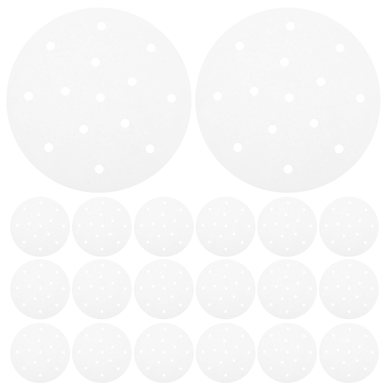 400 Sheets Non stick Round Steam Paper Pads for Steaming Buns Liners ...