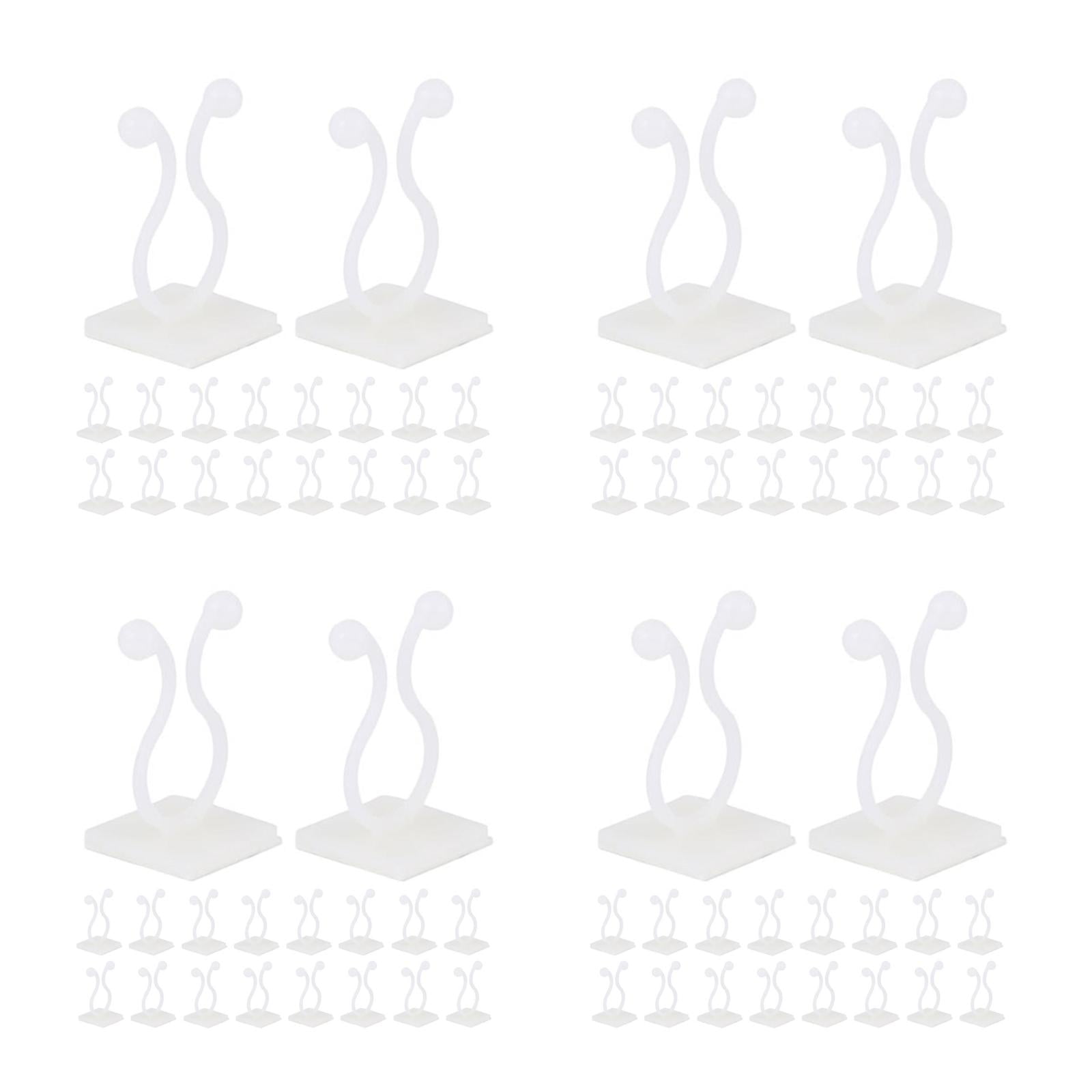 HOMEMAXS 400 pcs Plant Wall Clips Self-Adhesive Hooks For Climbing ...