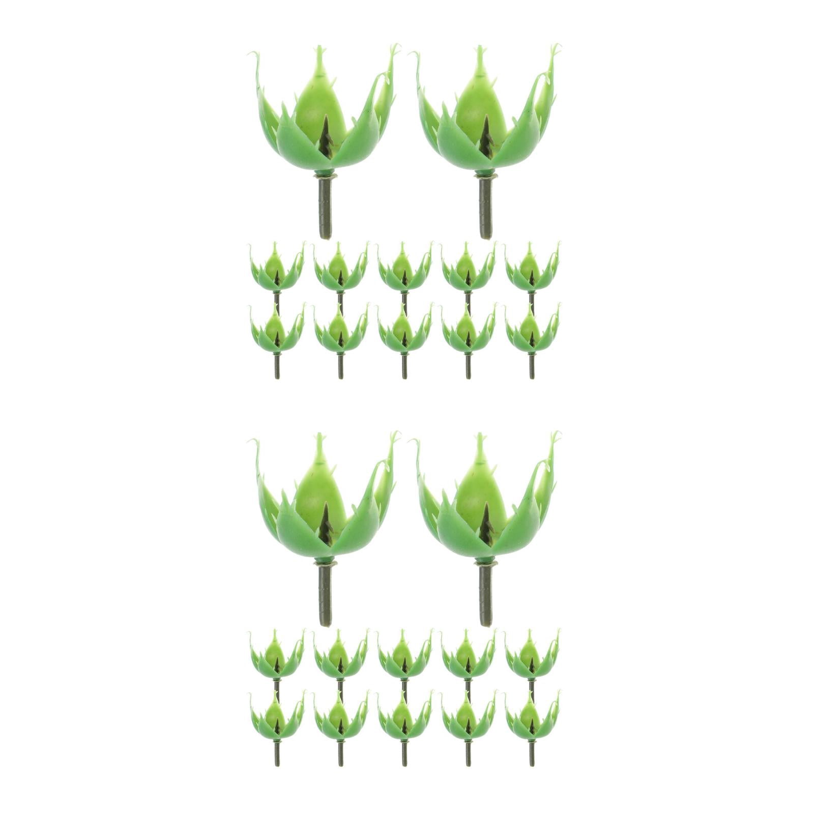 HOMEMAXS 400 pcs Rose Calyx Blush Flowers Receptacle Artificial Flower ...