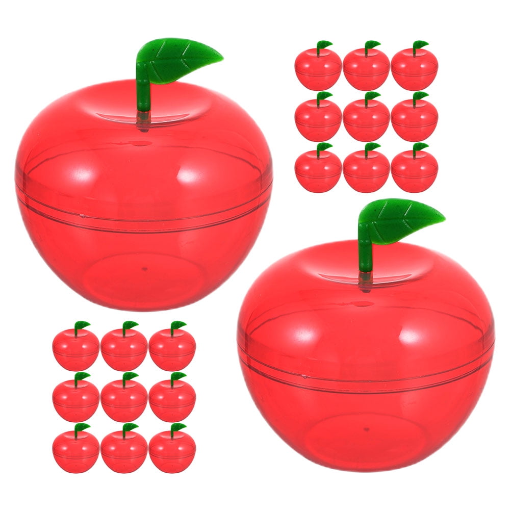 HOMEMAXS 40Pcs Candy Boxes Christmas Apple Shaped Container Filled ...