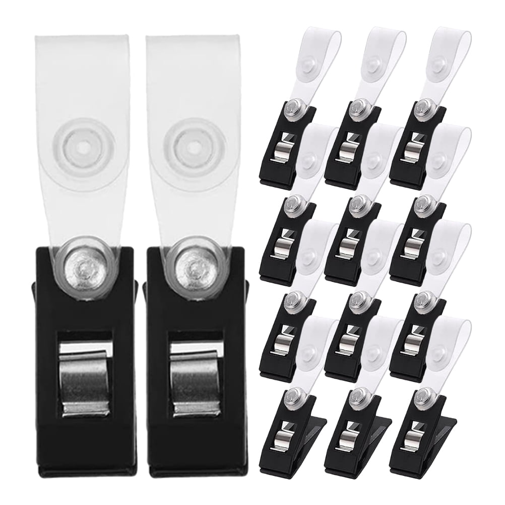 HOMEMAXS 40Pcs Garden Flag Windproof Clip Garden Flag Fixed Stopper ...