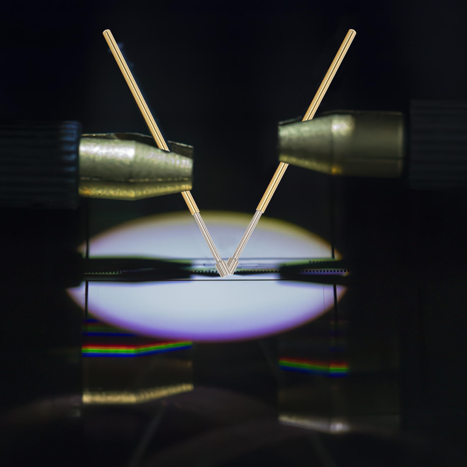 HOMEMAXS 40Pcs Golden Test Probe Spring Test Probes for Printed Circuit ...