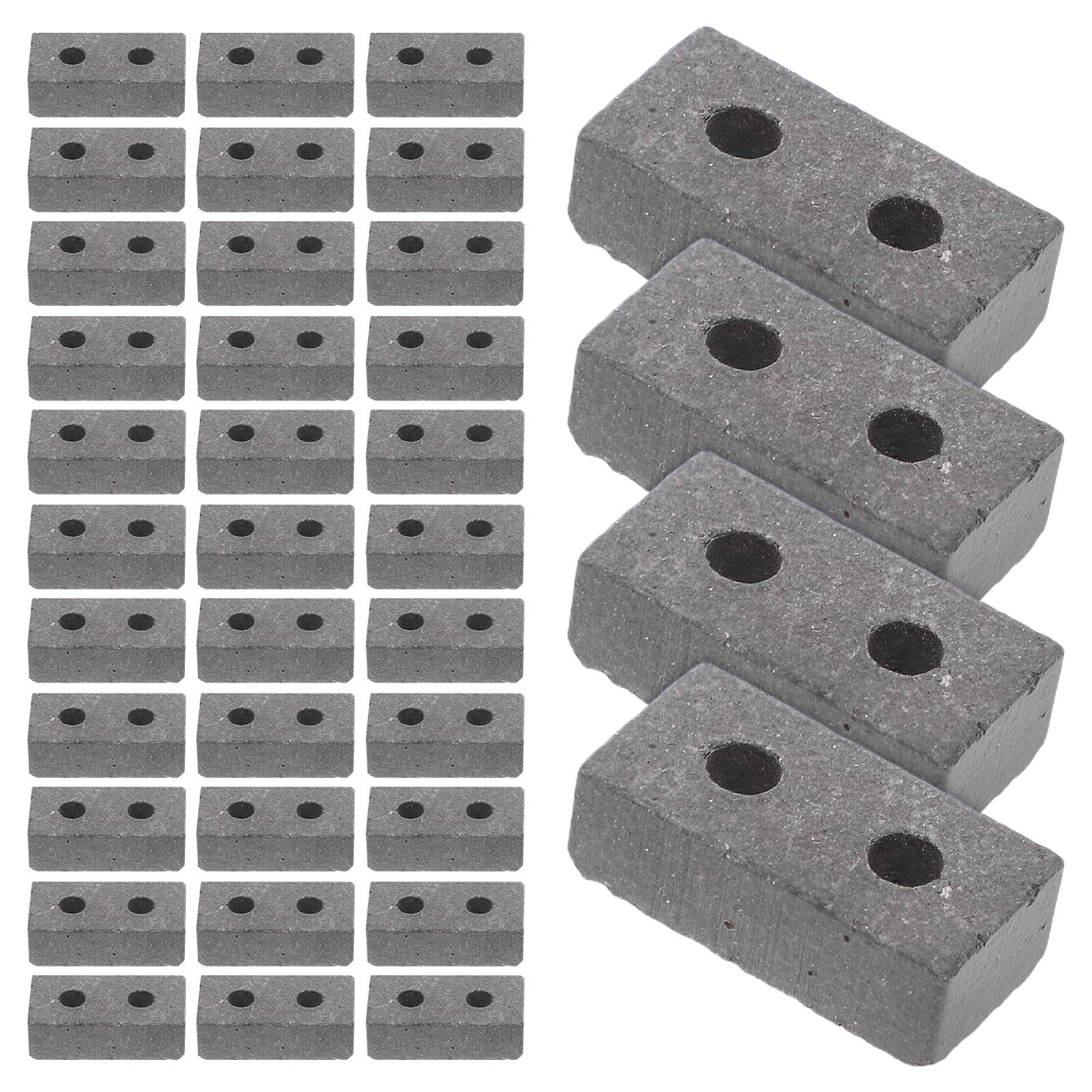 HOMEMAXS 40pcs Miniature Building Blocks Lawn Craft Bricks Dollhouse ...