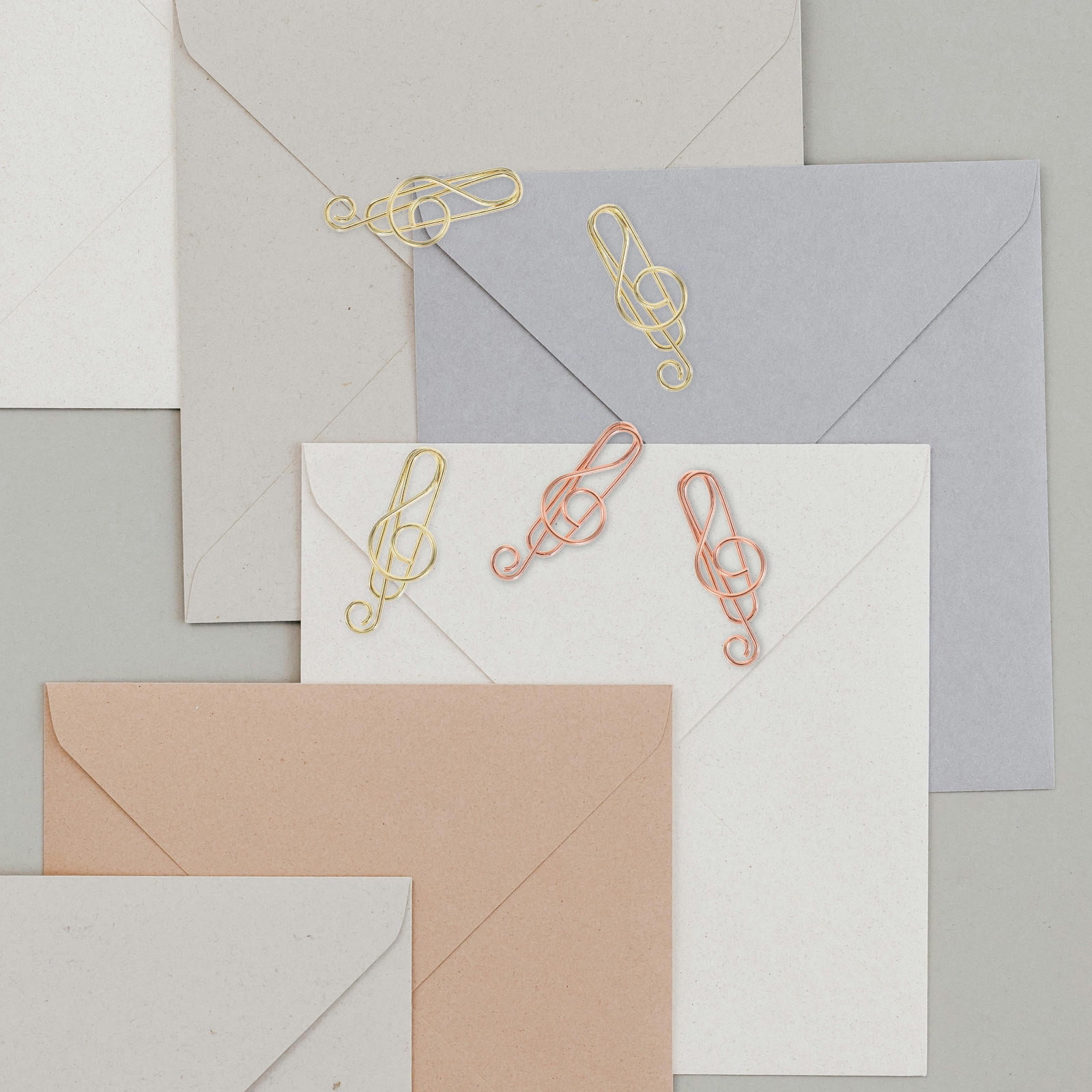 HOMEMAXS 40pcs Music Note Paper Clips Music Paper Clips Cute Metal ...