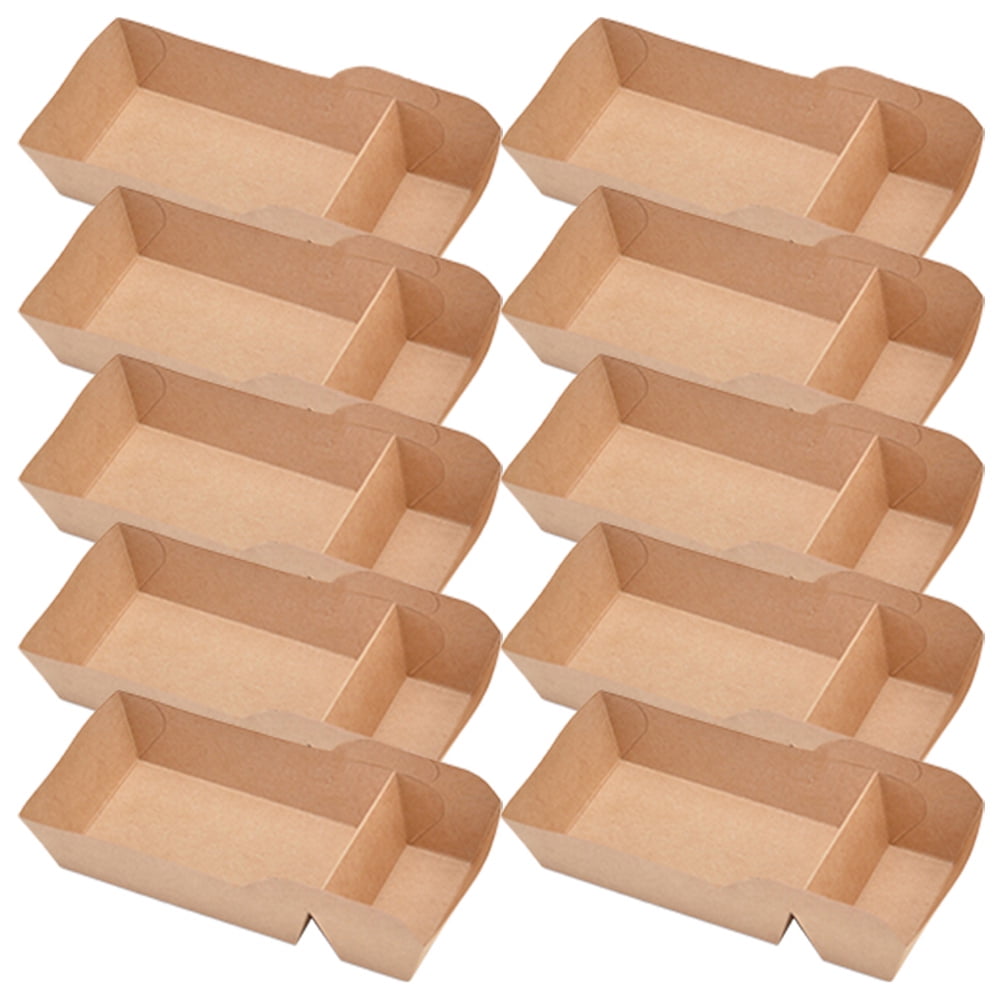 HOMEMAXS 40pcs Paper Snack Boxes French Fires Containers Disposable ...