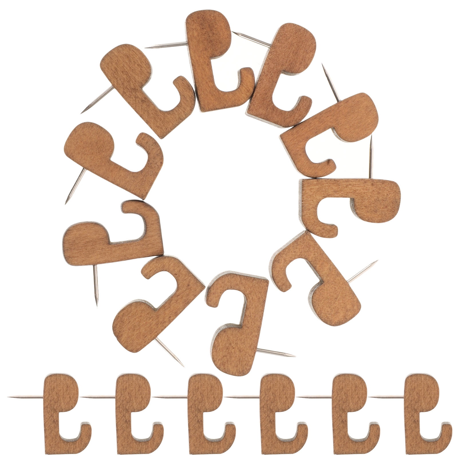 HOMEMAXS 40pcs Push Pin Hooks Multi-Function Thumb Tacks Hooks Cork ...