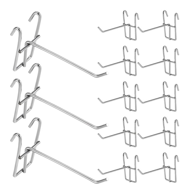 HOMEMAXS 40pcs Wire Grid Mount Brackets Grid Wall Panel Brackets ...
