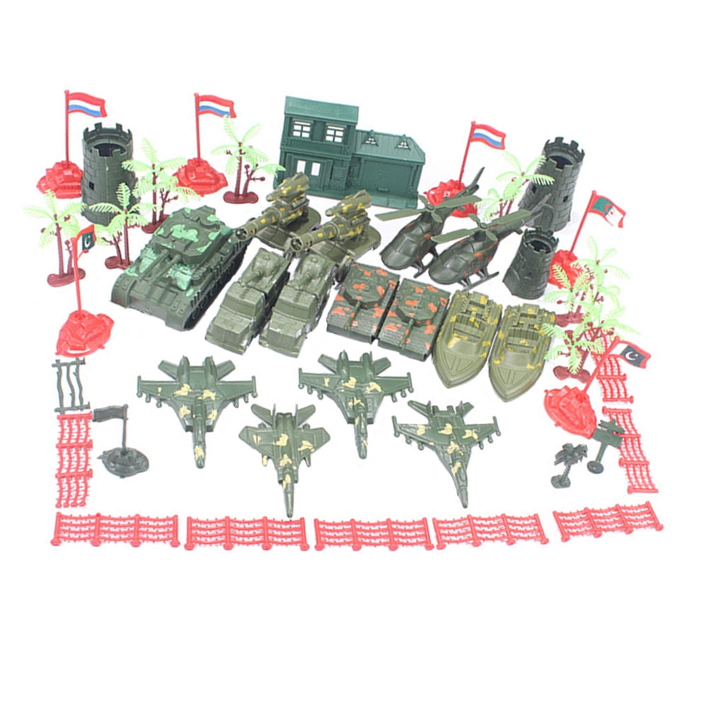 HOMEMAXS 41pcs Kids Model Toys Scene Layout Adornment Model Toys ...
