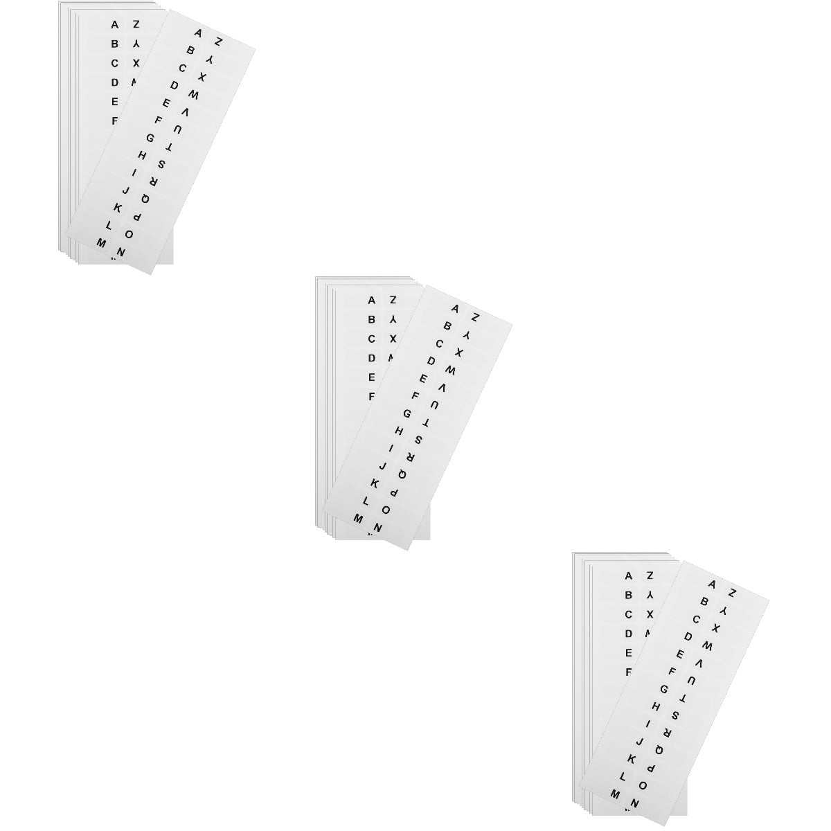 HOMEMAXS 42 Sheets of Page Markers Tabs Alphabet Tabs Notebook Alphabet ...