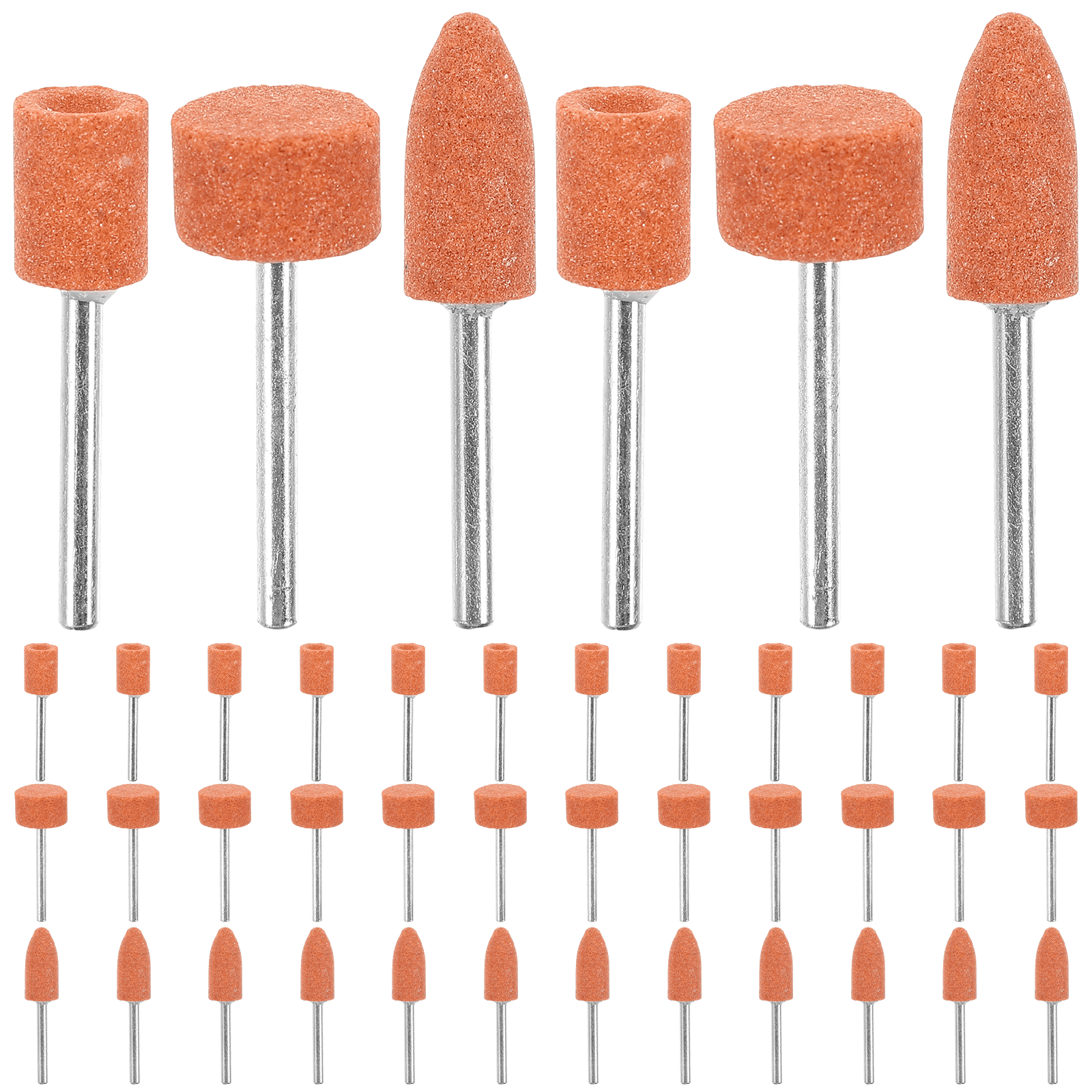 42pcs Abrasive Mounted Stone Grinding Wheel Heads Grinding Stone Set ...