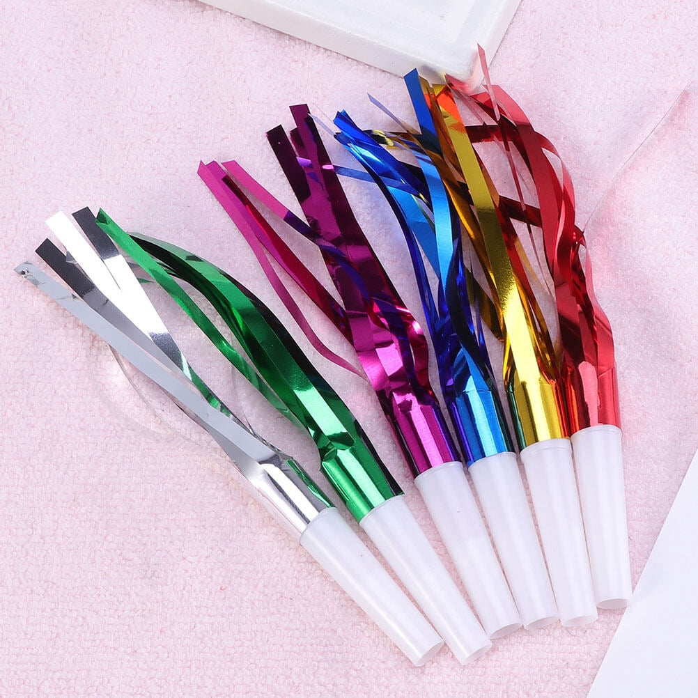 HOMEMAXS 42pcs Plastic Filament Whistles Kids Cheering Props Kids ...