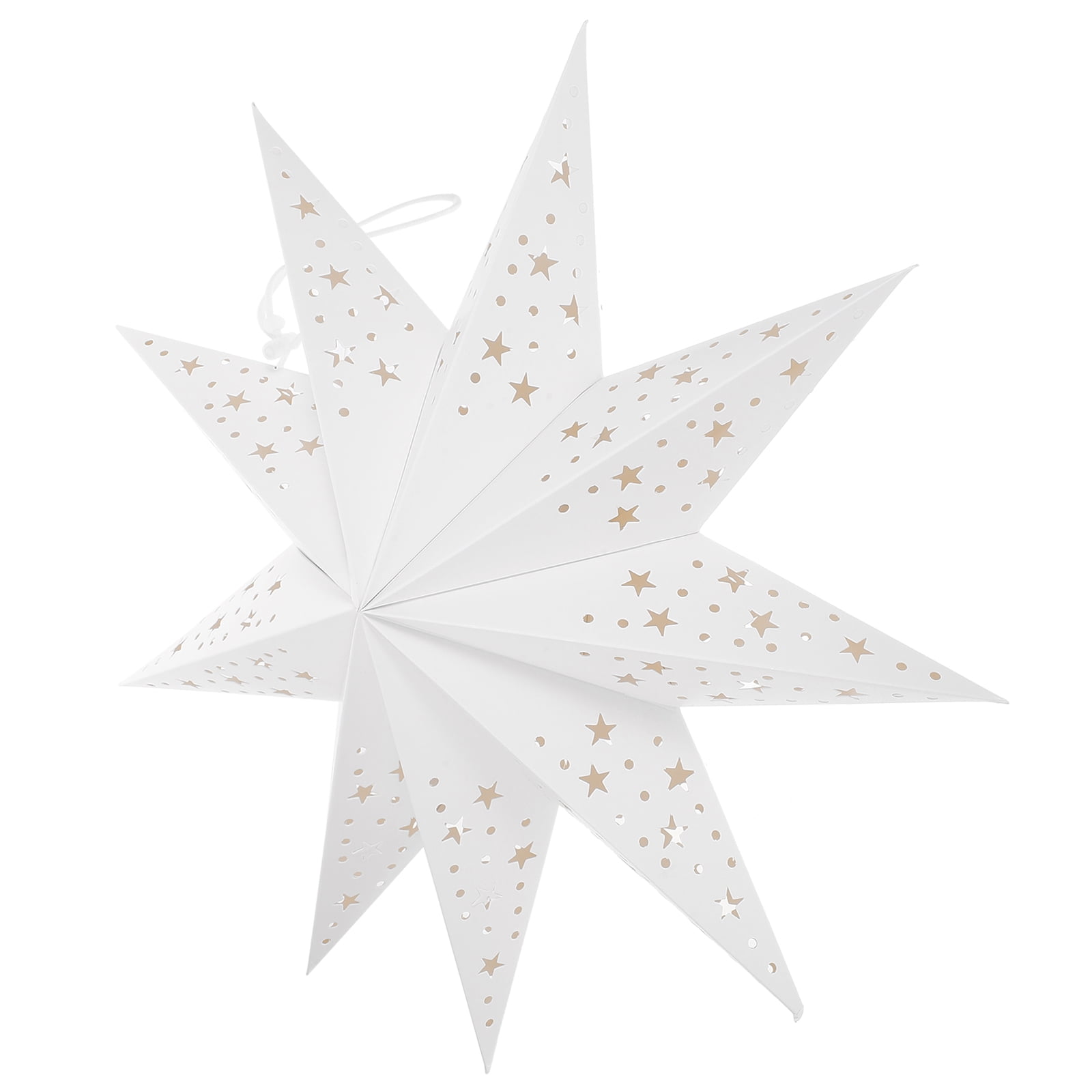 45 CM Birthday Star Shade Rustic Decor Lantern Lanterns White - Walmart.com