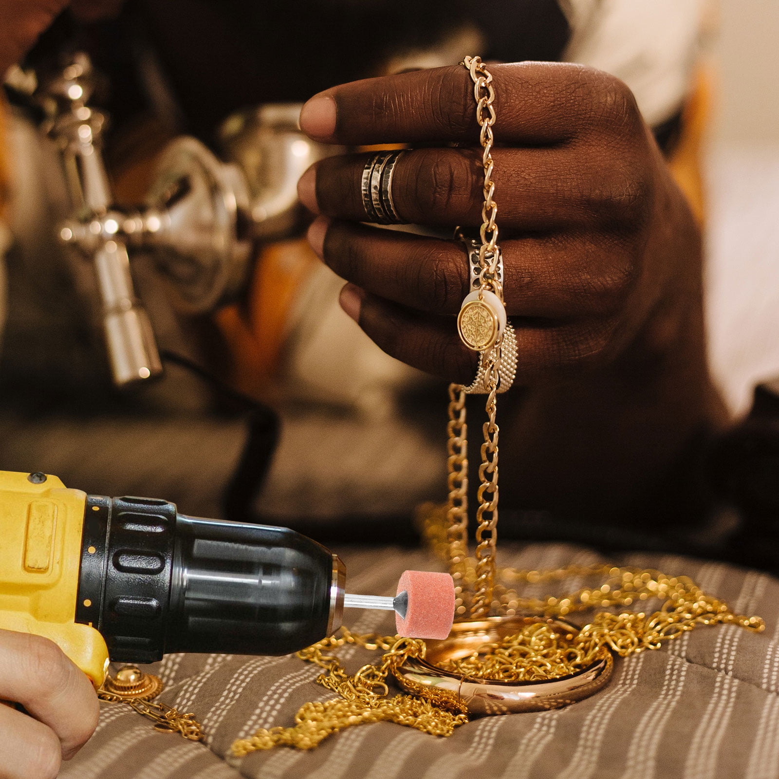 HOMEMAXS 45 Pcs Grinding Stone Accessories Flat Grinder Wheel Bit ...