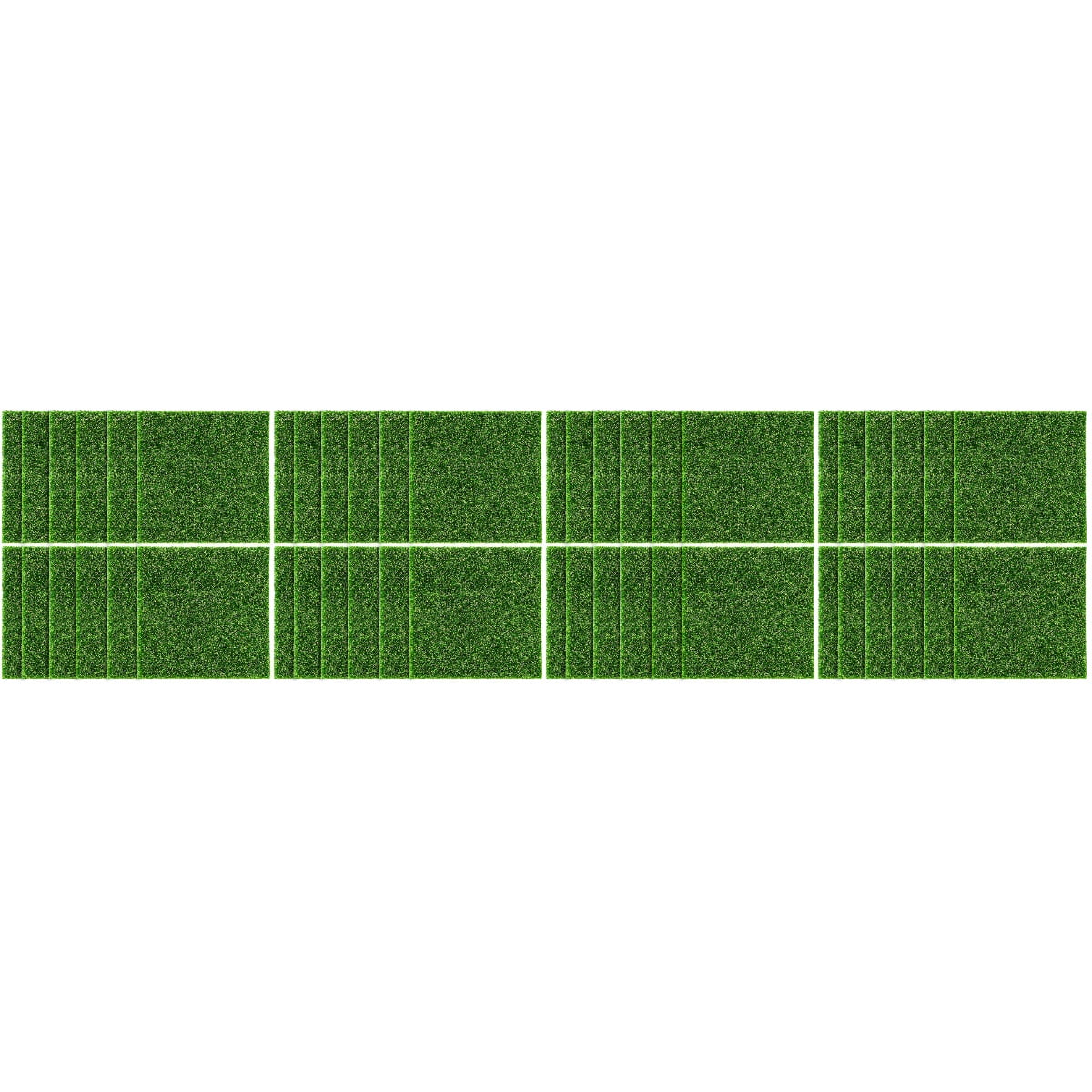 HOMEMAXS 48 Pcs Artificial Moss Fake Moss Grass Sheets Garden ...