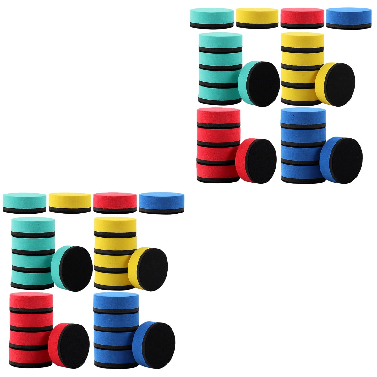 HOMEMAXS 48 Pcs White Board Eraser Classroom Whiteboard Eraser Dry ...