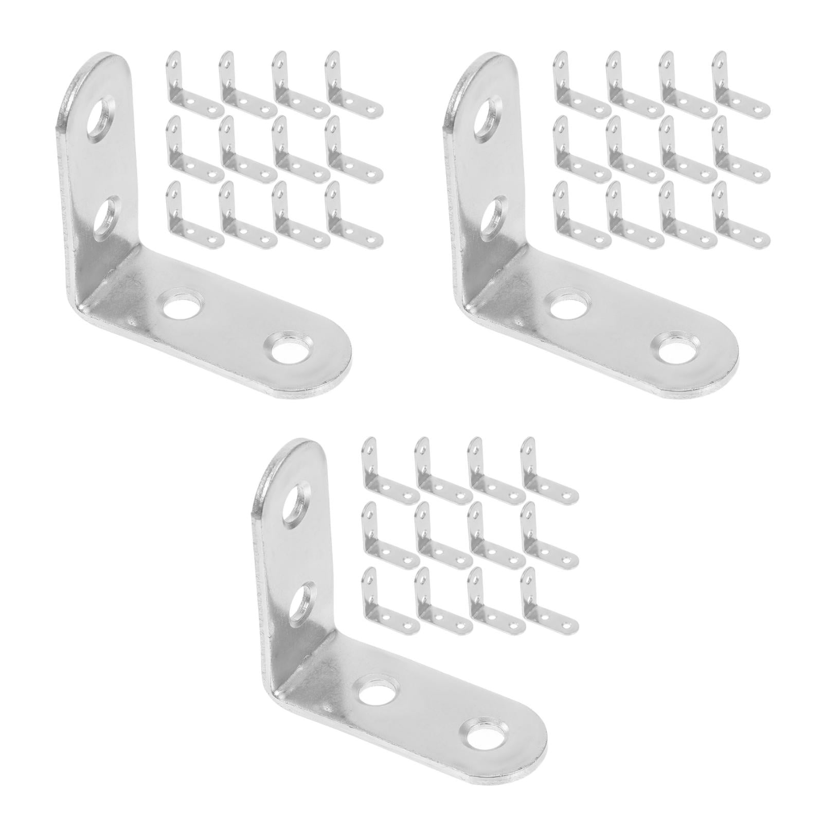 HOMEMAXS Raindrops 48 pcs Corner Braces Small L Brackets for Furniture ...