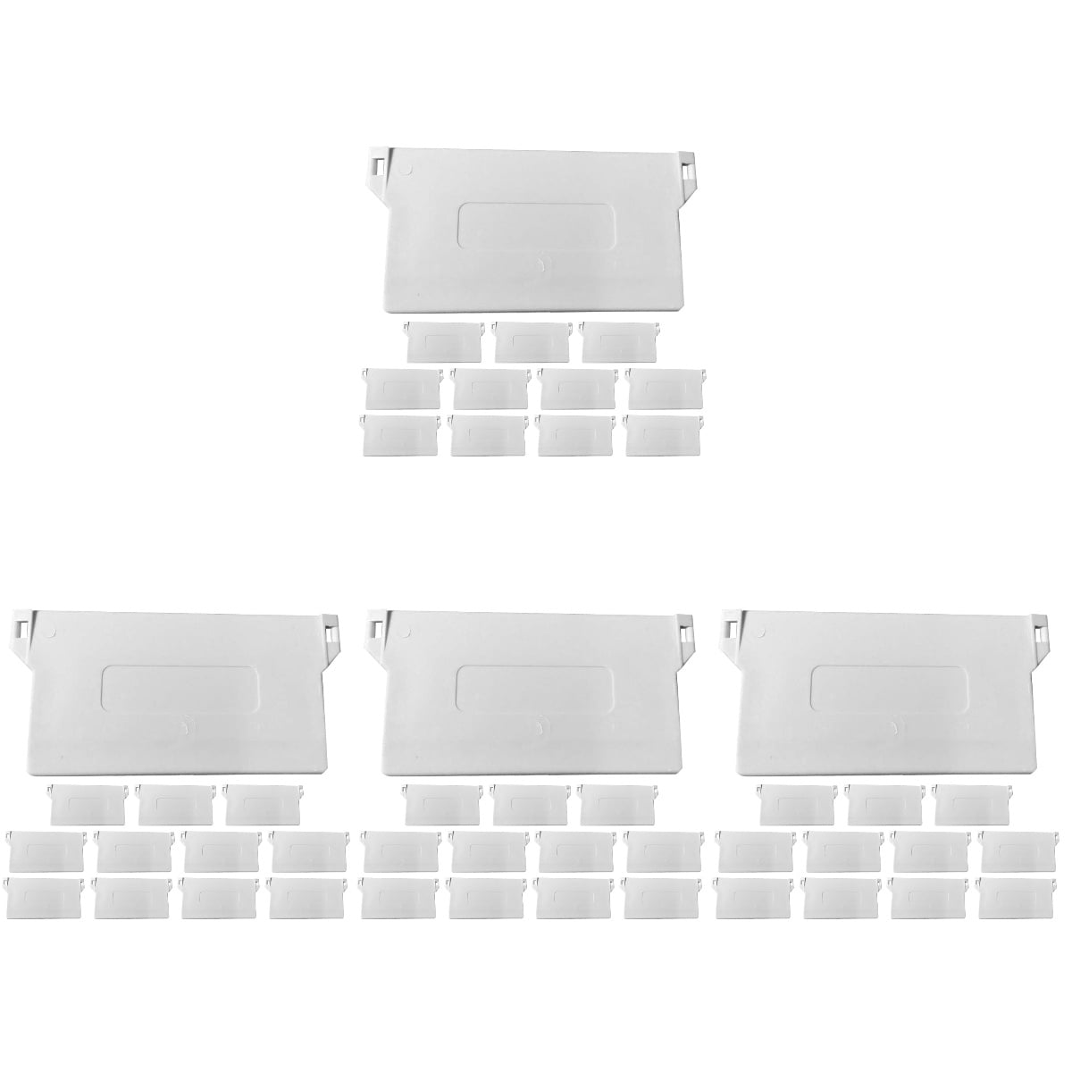 HOMEMAXS 48 pcs Vertical Blind Weight Accessories Heavy Plastic Slats ...