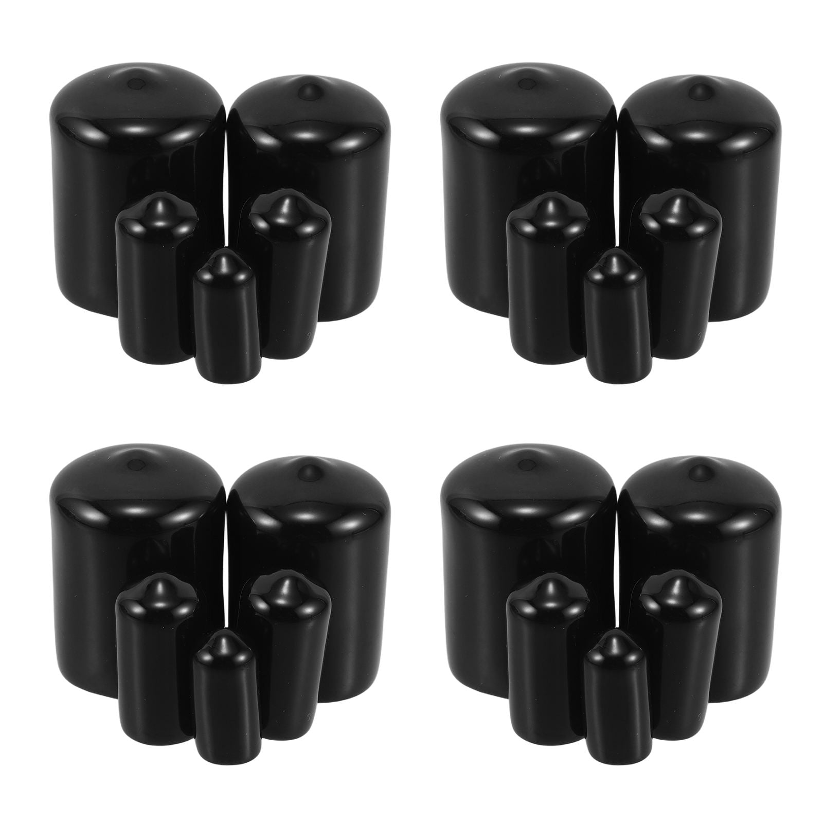 48PCS Screw Thread Protector Screw Caps Bolt Covers Rubber Bolt Covers ...