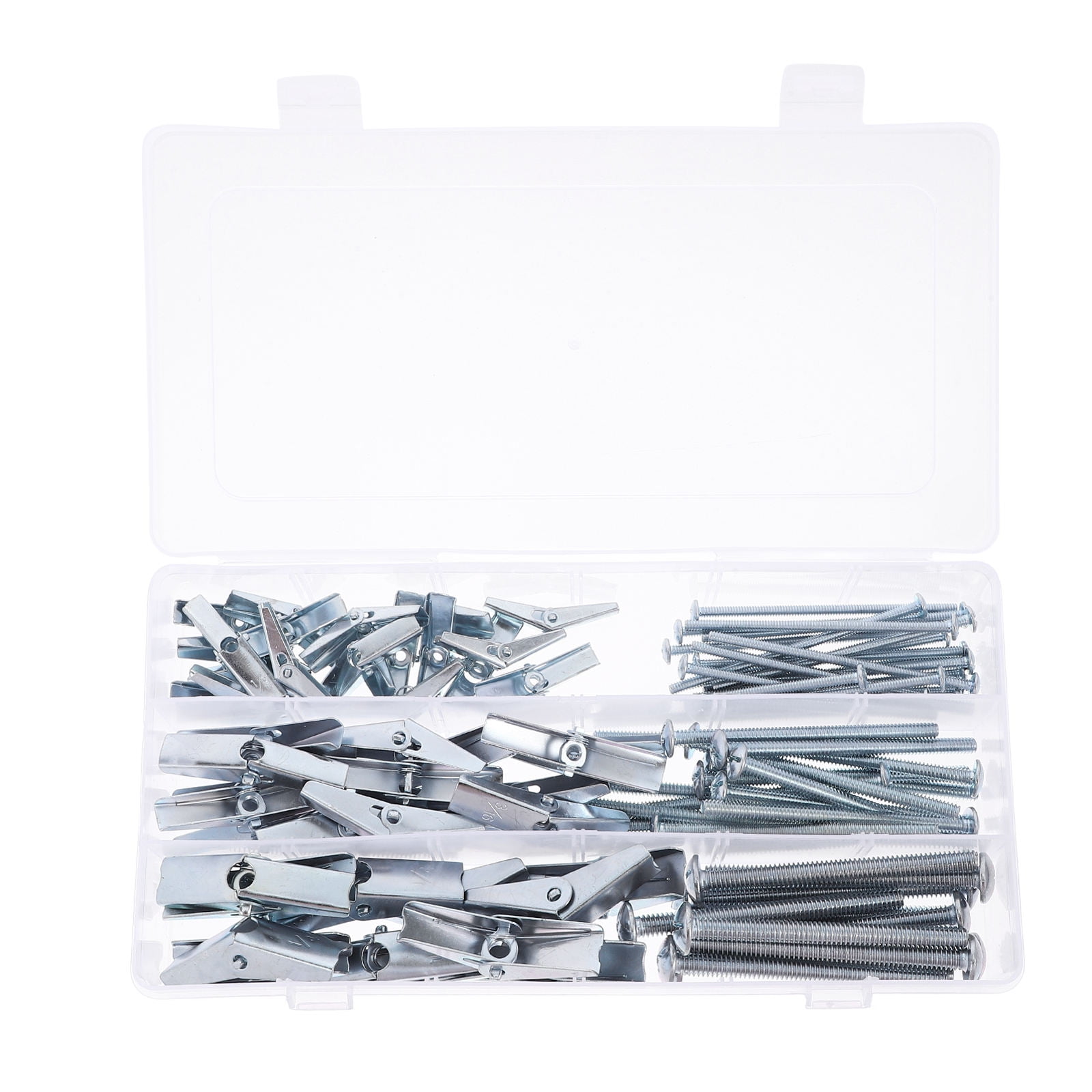 48PCS Toggle Bolts Wing Nut Set Drywall Anchors Toggle Anchors For ...