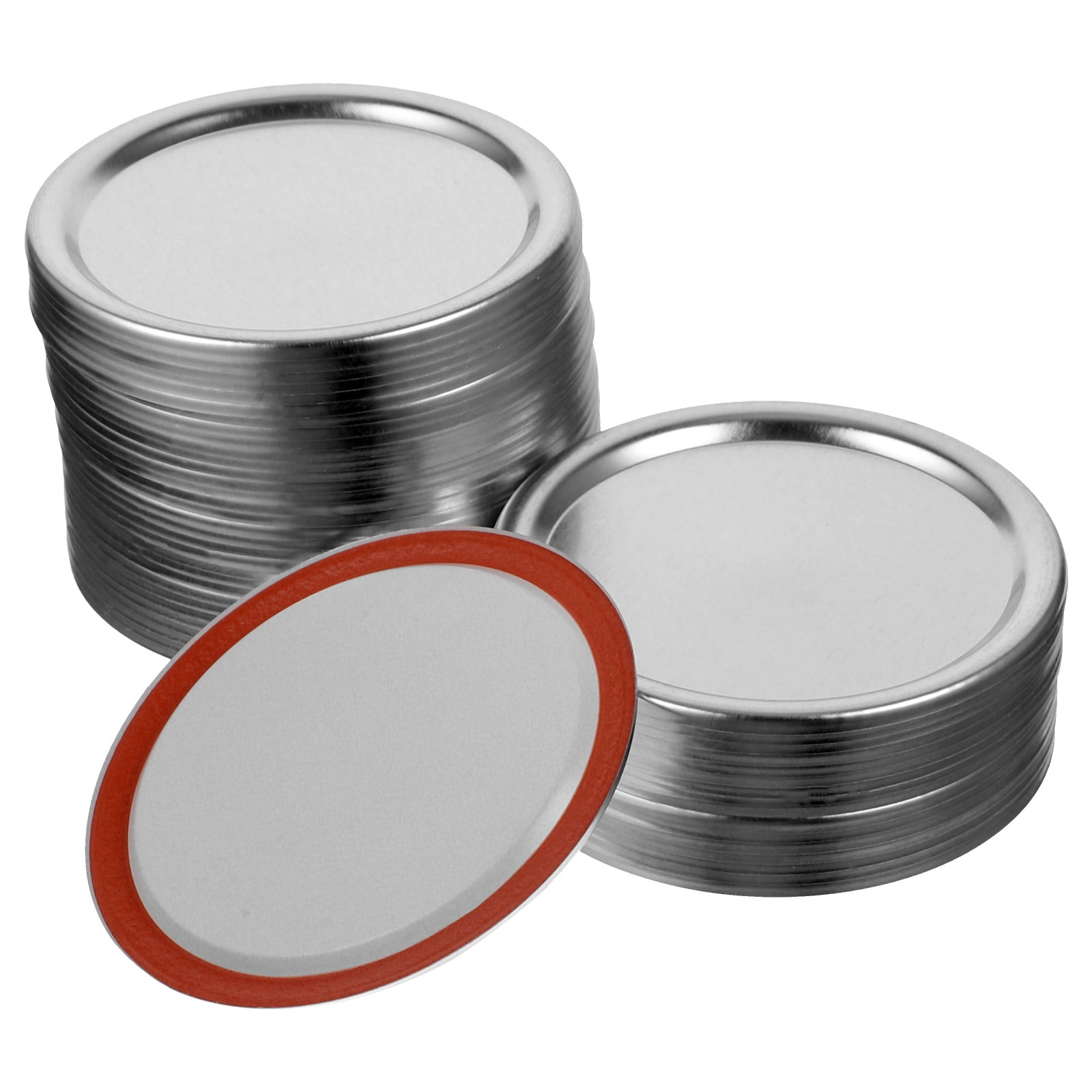 HOMEMAXS 48pcs Canning Lids Split-Type Metal Mason Jar Lids Mason Jar ...