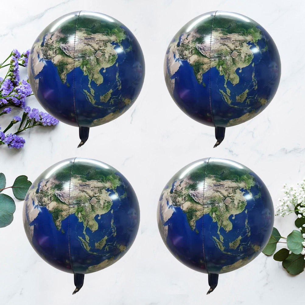 4D Aluminum Foil Balloons for Decorating Can Be Filled with Air or ...