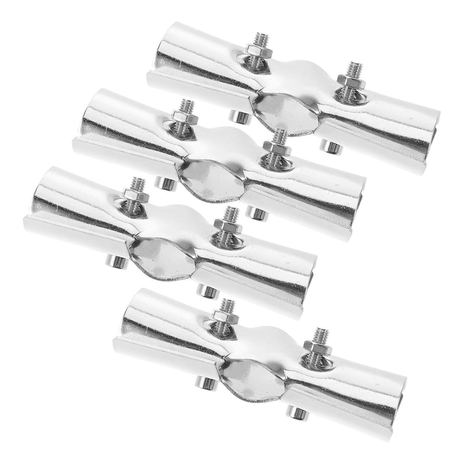 HOMEMAXS 4PCS Rail Tube Connectors Drying Rack Tube Straight Connectors ...