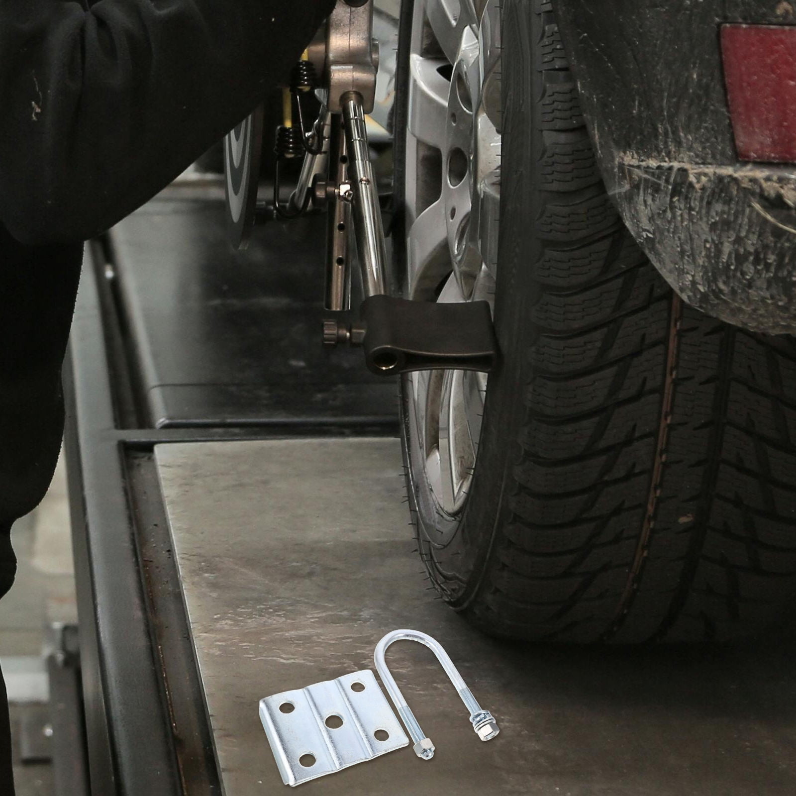 HOMEMAXS 4PCS Trailer Axle U Bolt Set for Travel Trailers Round Axle U ...