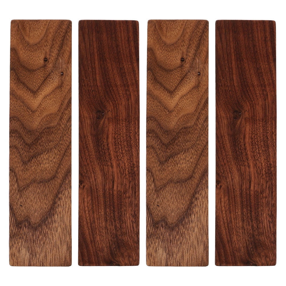 HOMEMAXS 4PCS Walnut Hardwood Planks Woodworking Crafting Unfinished ...