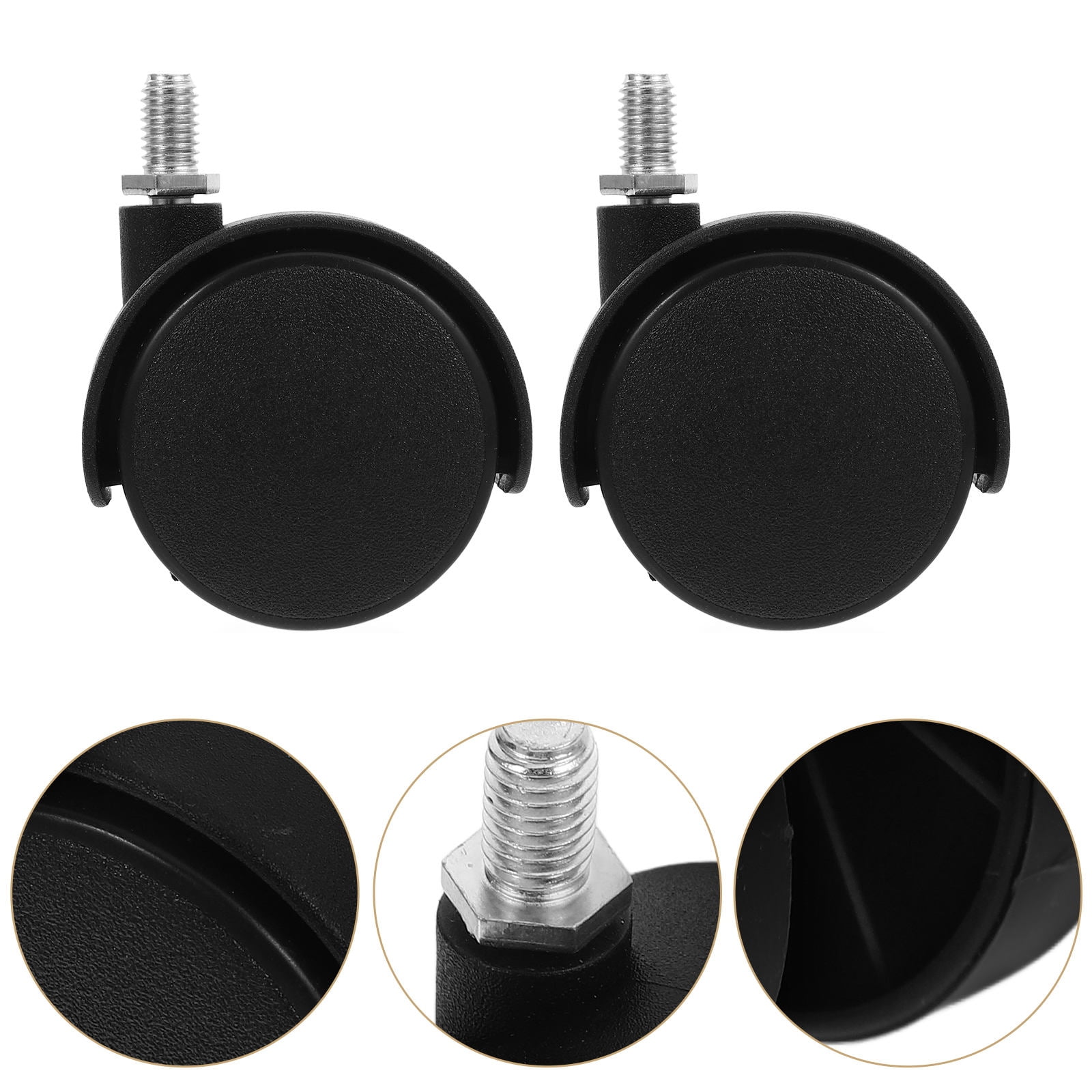 HOMEMAXS 4Pcs Computer Chair Caster Wheel Replacement Furniture Casters ...