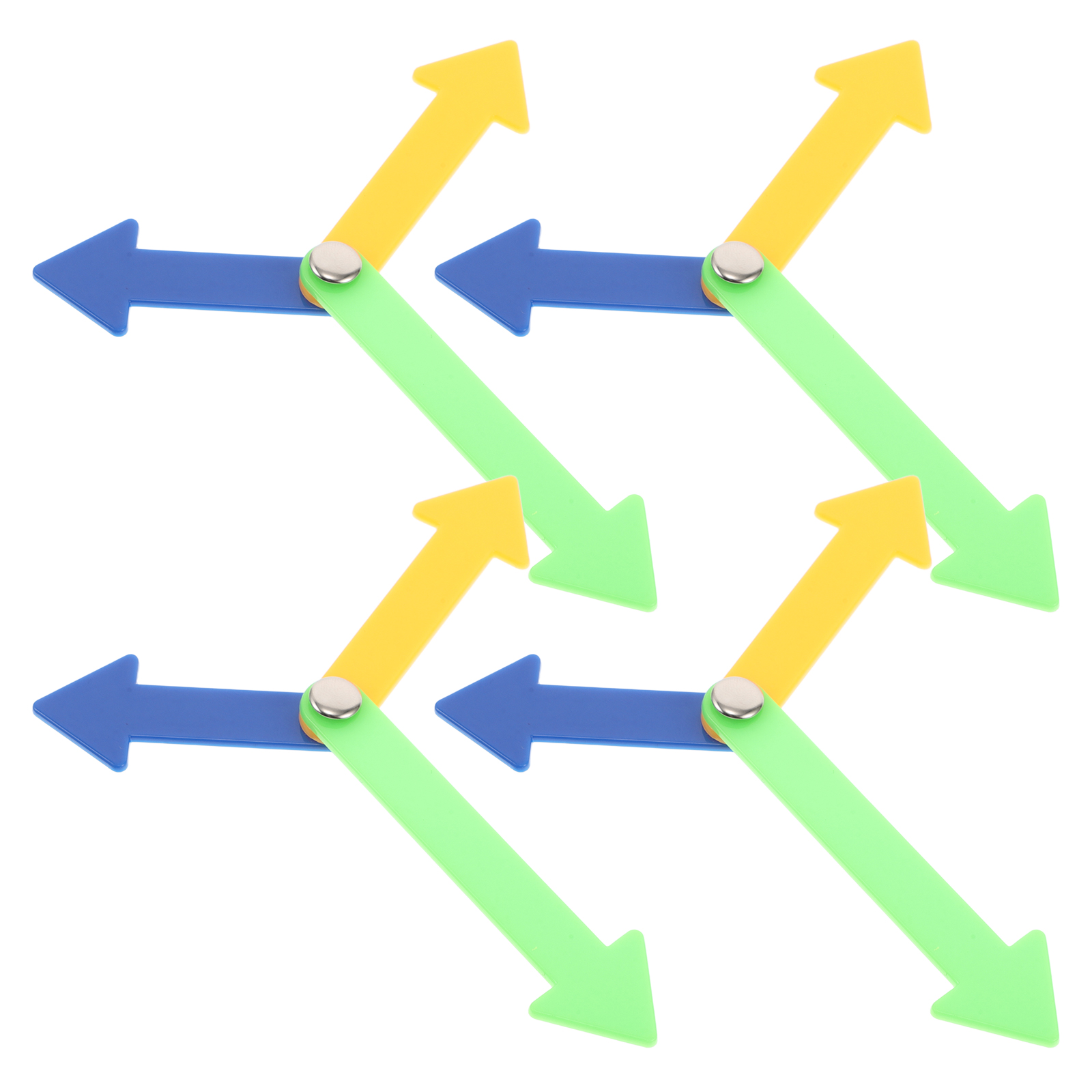 HOMEMAXS 4Pcs DIY Clock Watch Accessories Plastic Replacement Parts ...