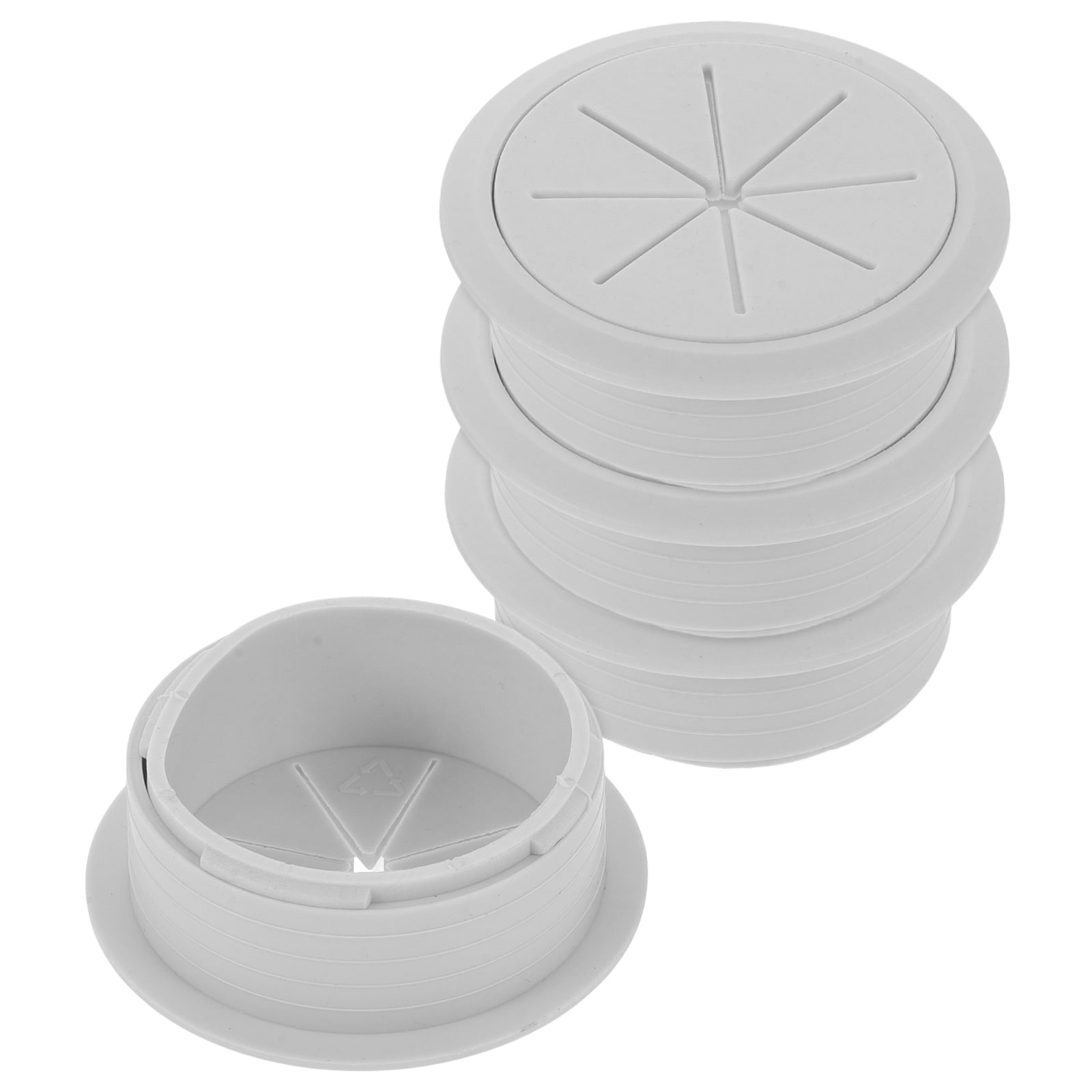 4Pcs Round Cable Hole Cover for Desktop Wire Management - Walmart.com
