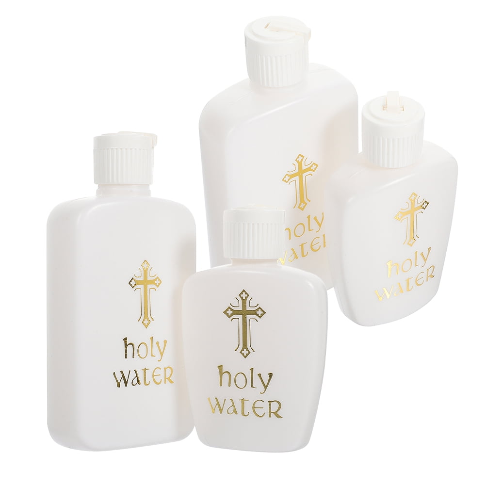 4Pcs Plastic Holy Water Bottle Christian Blessing Water Altar Supply ...