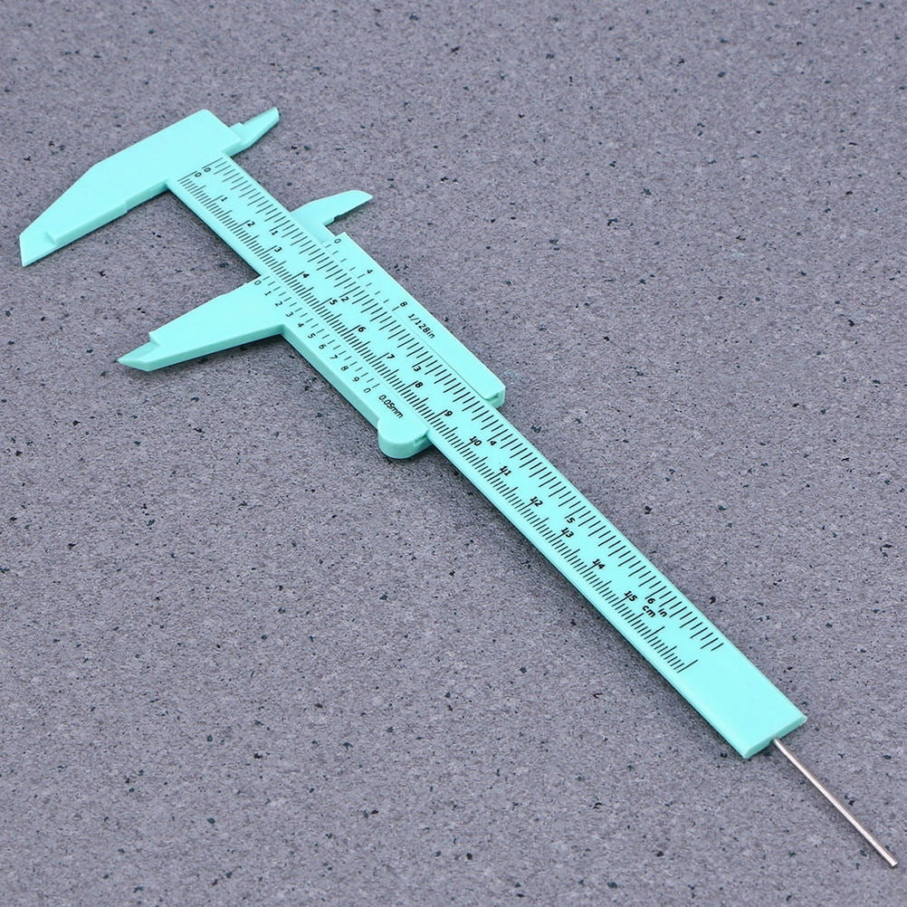 HOMEMAXS 4Pcs Plastic Mini Caliper Metric Portable Sliding Pocket ...