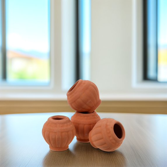 HOMEMAXS 4Pcs Terracotta Pots Clay Pots Terracotta Succulent Pots Small ...