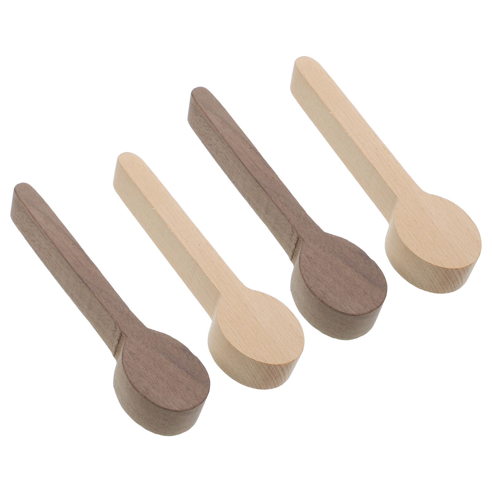 HOMEMAXS 4Pcs Wood Carving Spoons DIY Spoon Whittling Kit Wooden Spoon ...