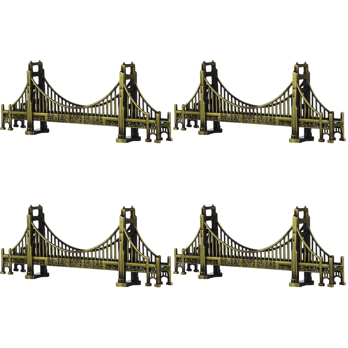HOMEMAXS 4pcs American Bridge Statue Desktop Bridge Model Craft Decor ...