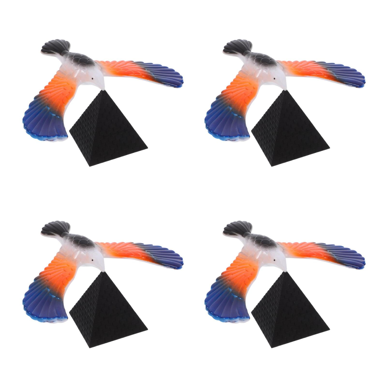 HOMEMAXS 4pcs Balancing Bird with Pyramid Stand Bird Balance Model Novelty Balance Toy for ...