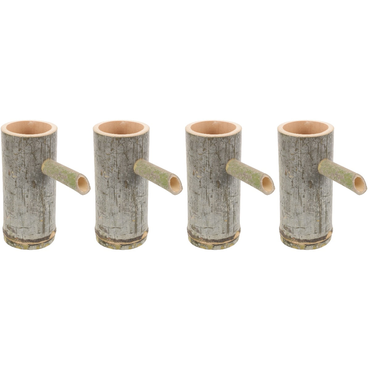 HOMEMAXS 4pcs Bamboo Water Fountain Spout Aquarium Fish Tank Bamboo ...